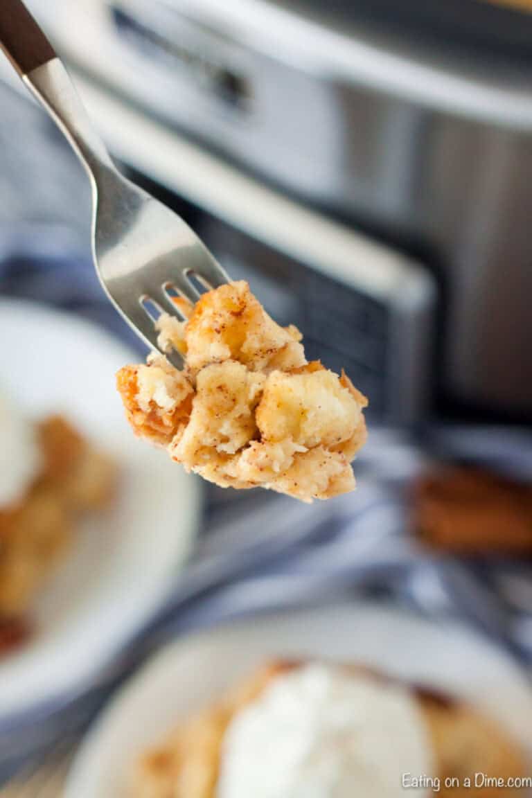 crock pot bread pudding recipe - slow cooker bread pudding
