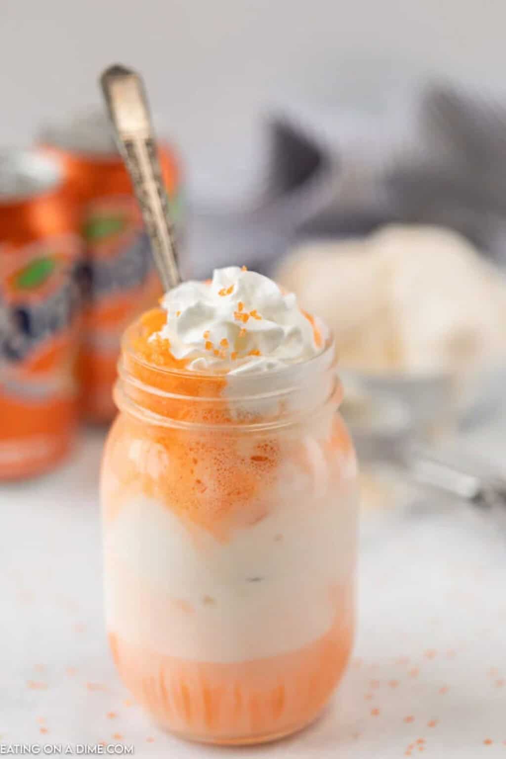 Fanta Ice Cream Float - How to make an ice cream float