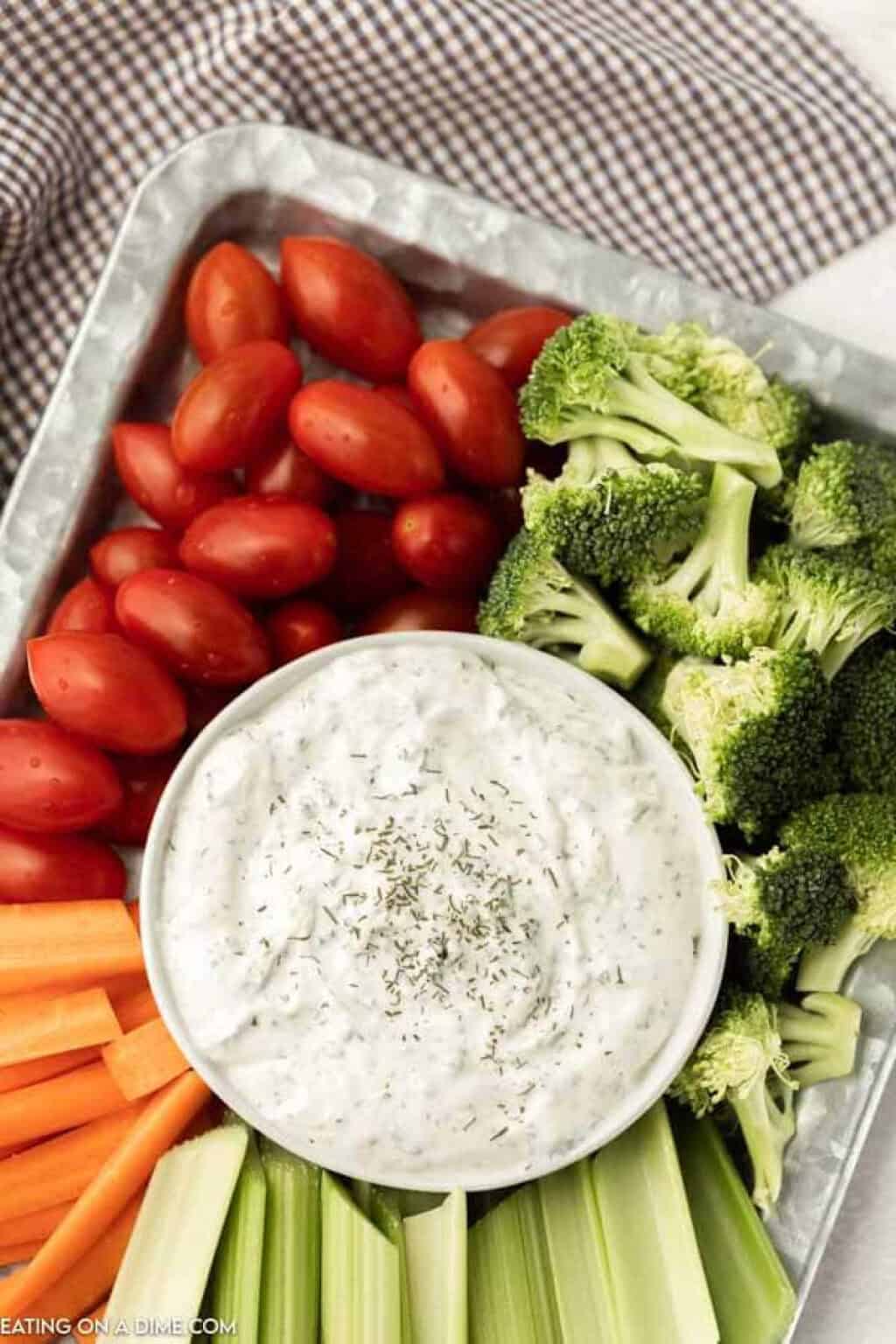 Homemade ranch dip - learn how to make ranch dip