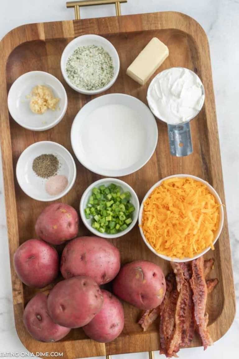 Best Loaded Mashed Potatoes Recipe with Bacon