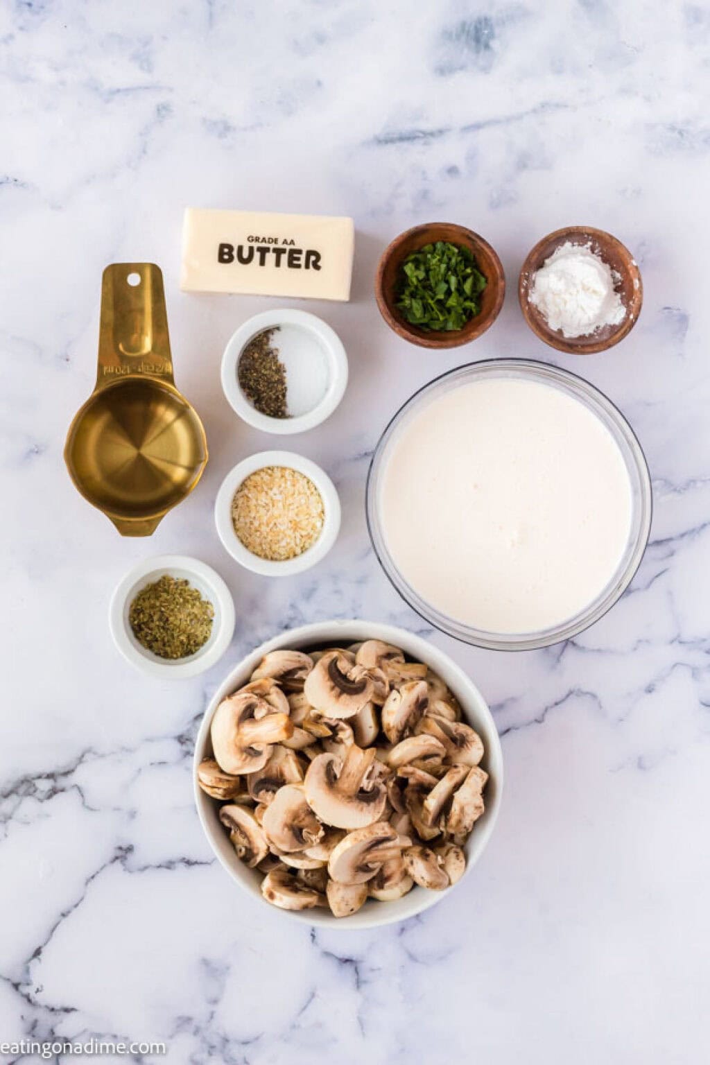 Creamy Mushroom Sauce Recipe - Eating on a Dime