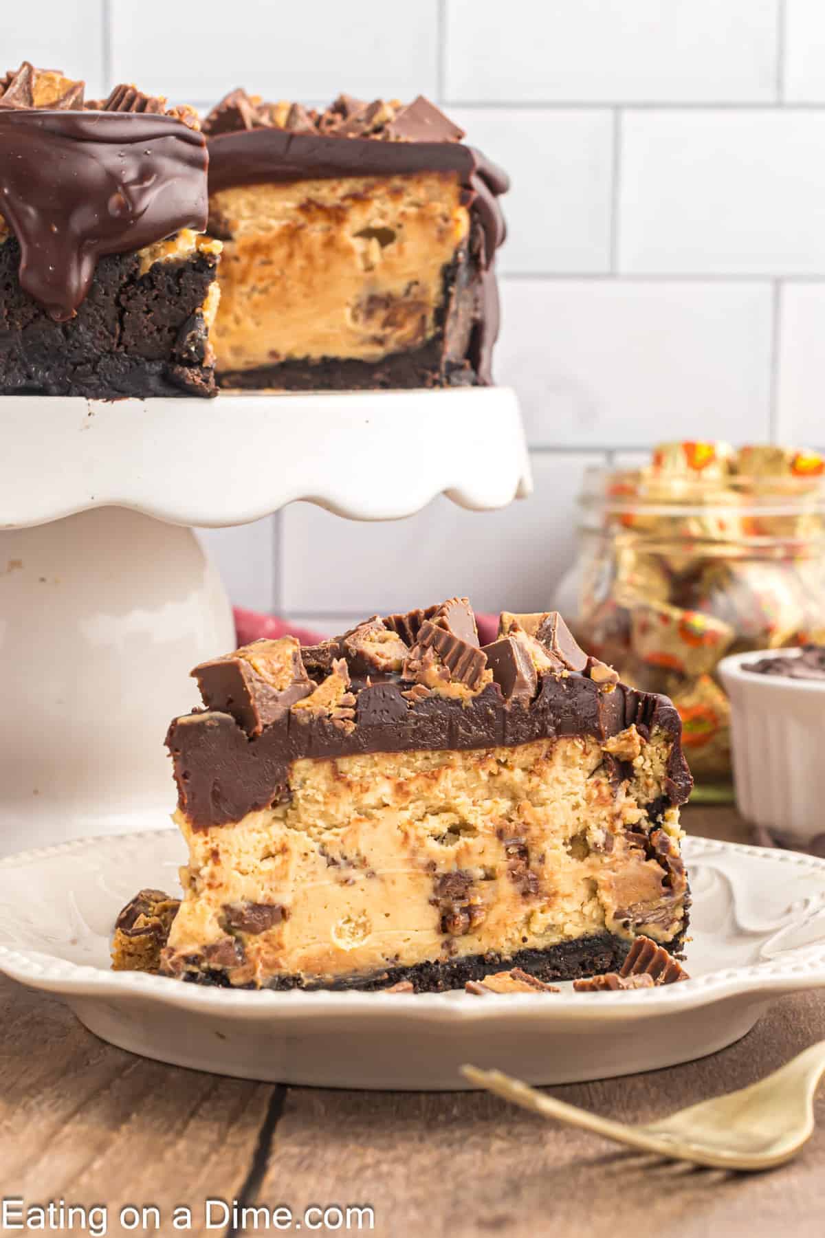 Reese's Cheesecake - Eating on a Dime