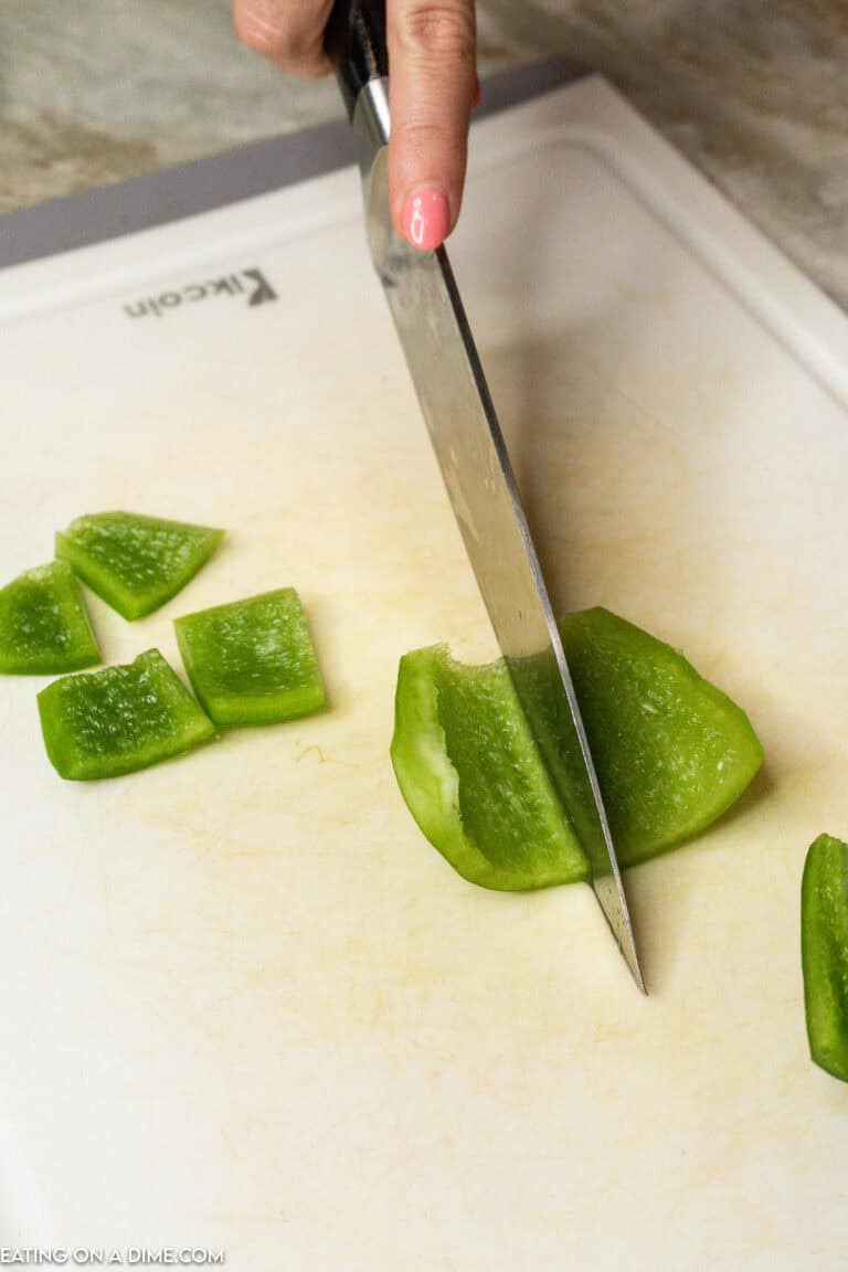 How to Cut a Bell Pepper - Eating on a Dime