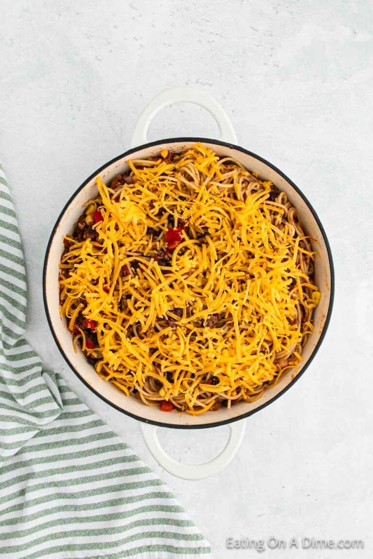 Mexican Spaghetti: A One-Pot Dinner Delight - Eating on a Dime