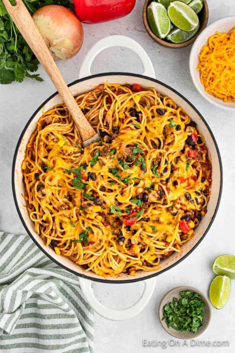 Mexican Spaghetti - Eating on a Dime
