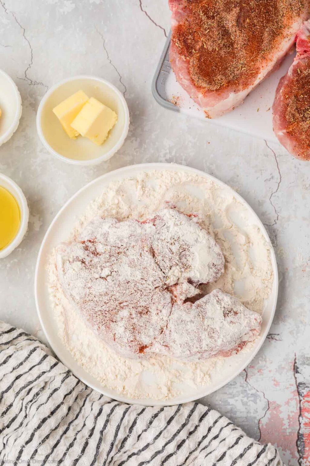 Skillet Pork Chops - Eating on a Dime