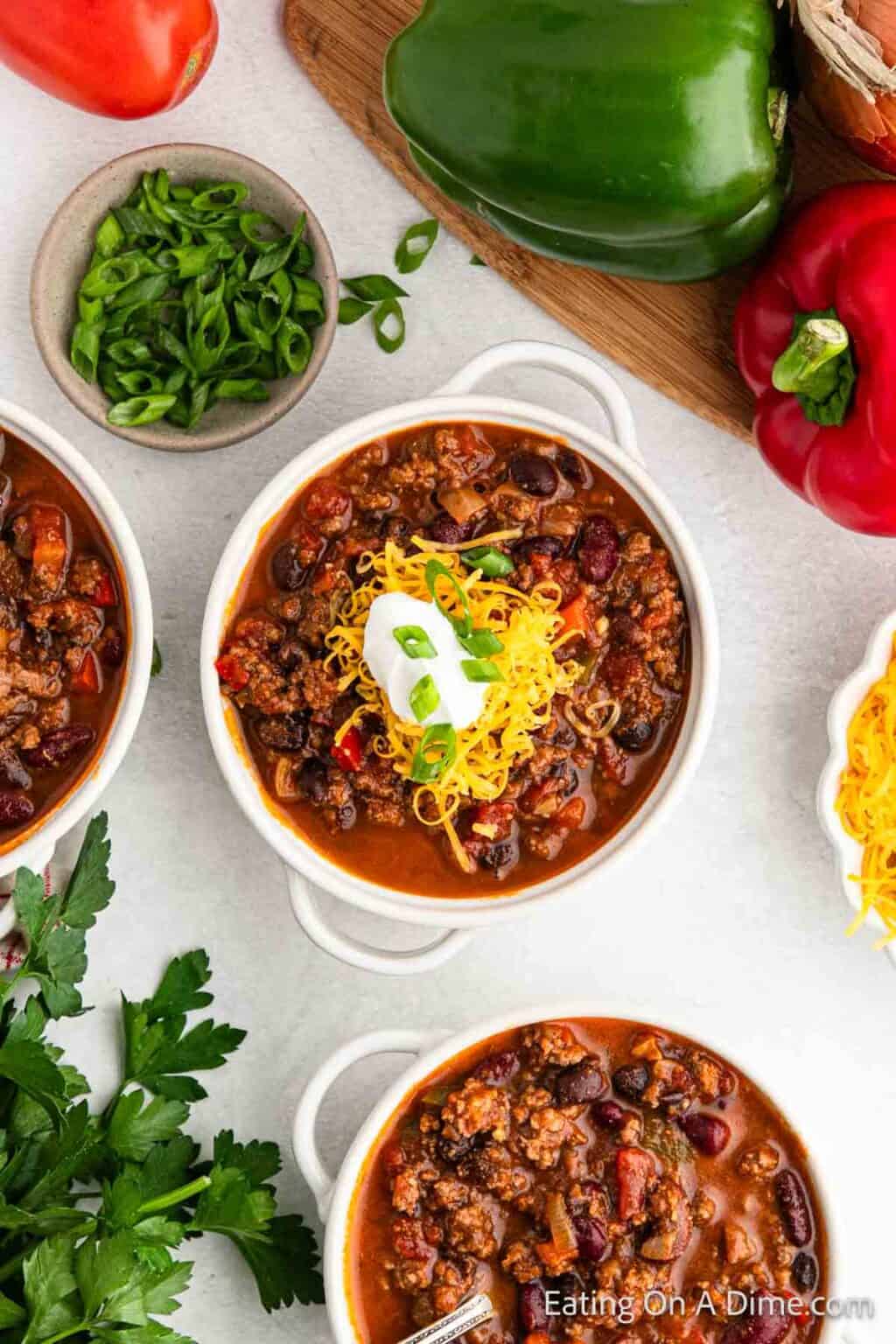 Slow Cooker Venison Chili - Eating on a Dime