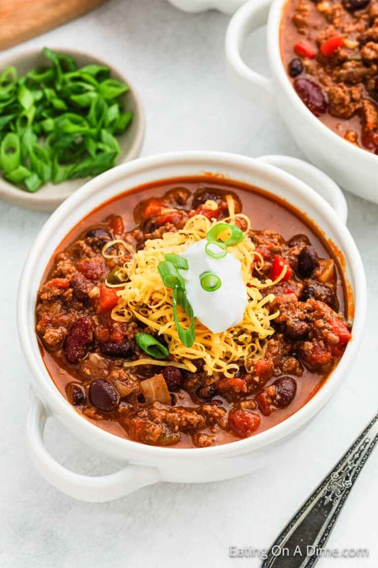Slow Cooker Venison Chili - Eating on a Dime