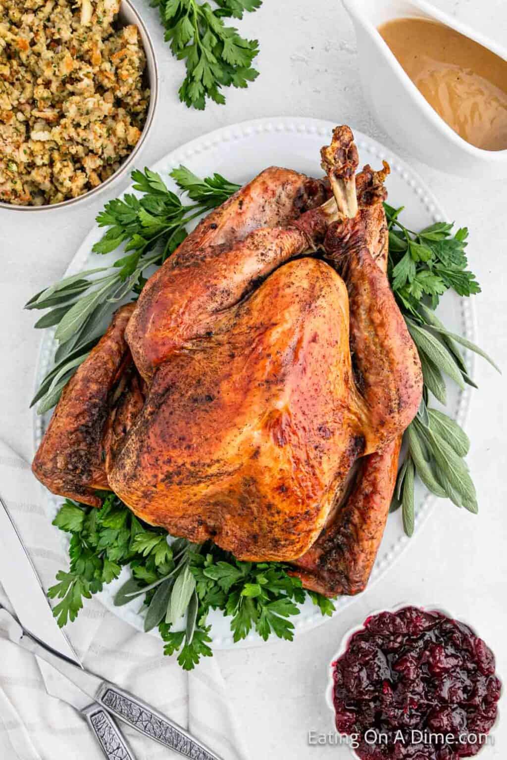 Upside Down Turkey - Eating on a Dime
