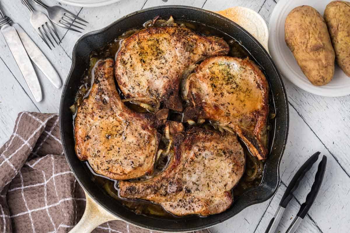 Baked Pork Chops - Eating on a Dime