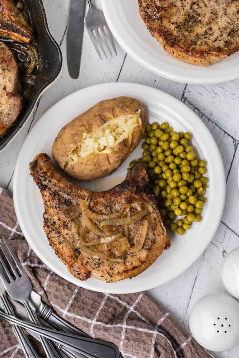 Baked Pork Chops - Eating on a Dime