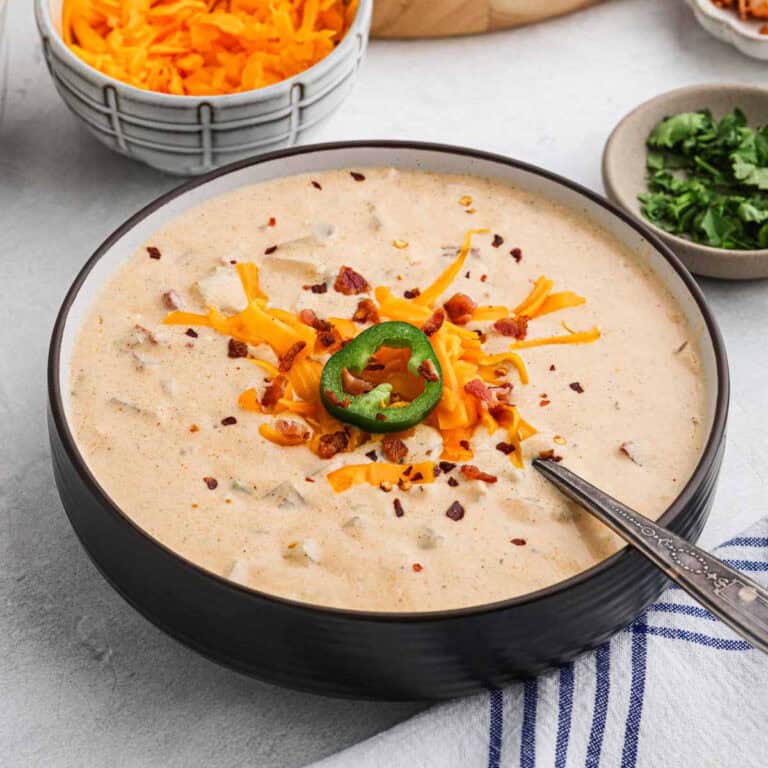 Jalapeño Popper Soup - Eating on a Dime
