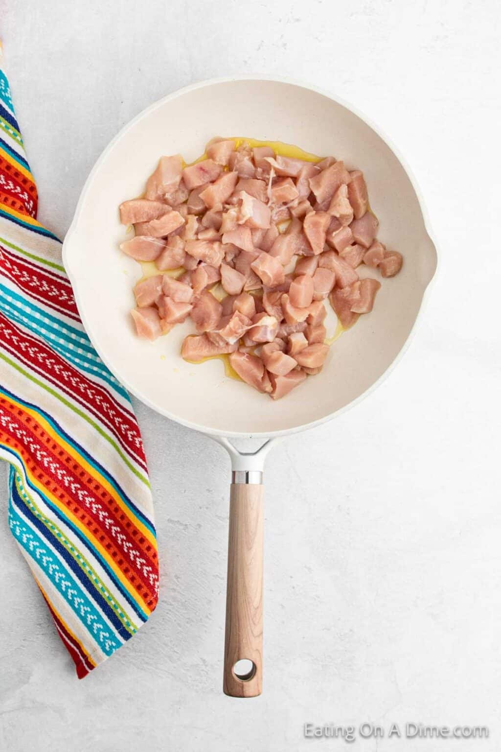 Chicken Enchilada Skillet - Eating on a Dime