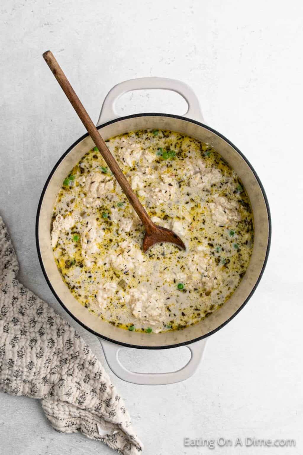 Chicken and Dumplings Recipe: Easy Comfort Food - Eating on a Dime