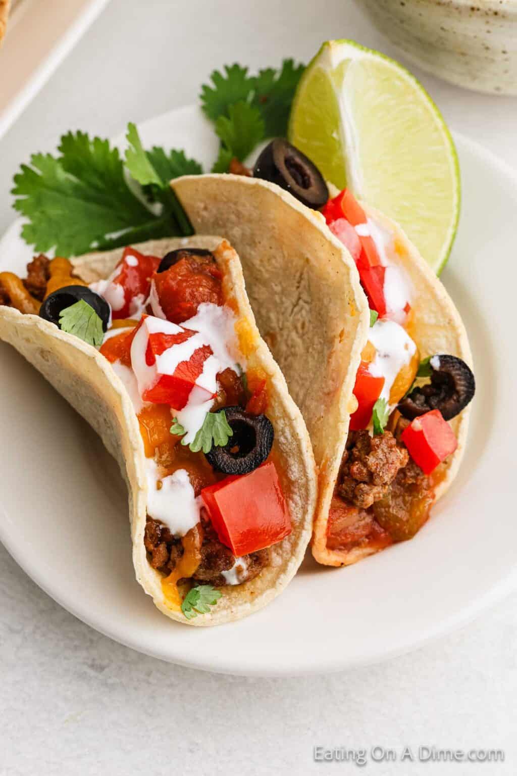 Mini Tacos - Eating on a Dime