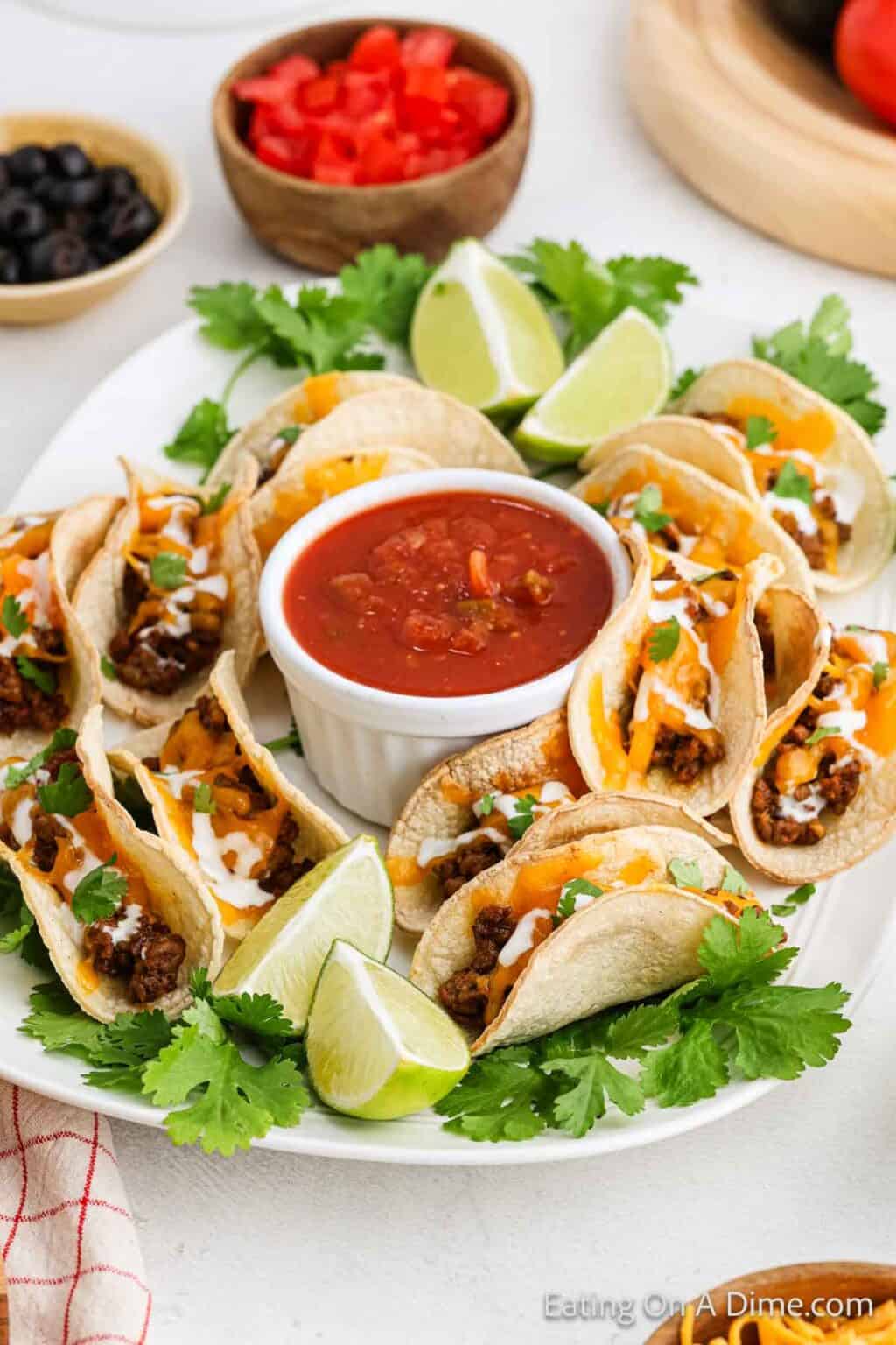 Mini Tacos - Eating on a Dime