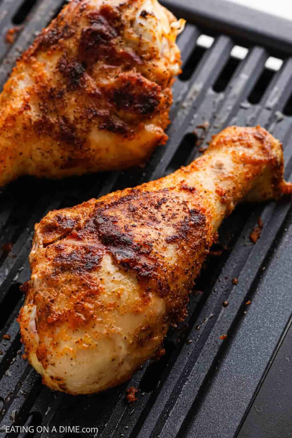 Grilled Chicken Legs - Eating on a Dime