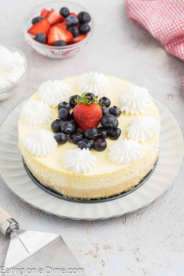 Cottage Cheese Cheesecake - Eating on a Dime