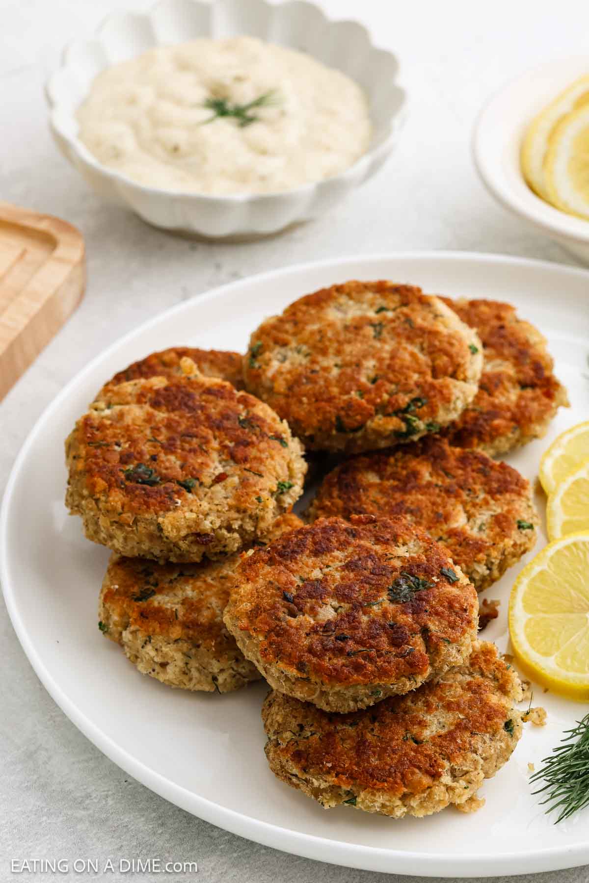 Crispy Salmon Patties in 10 Minutes - Eating on a Dime
