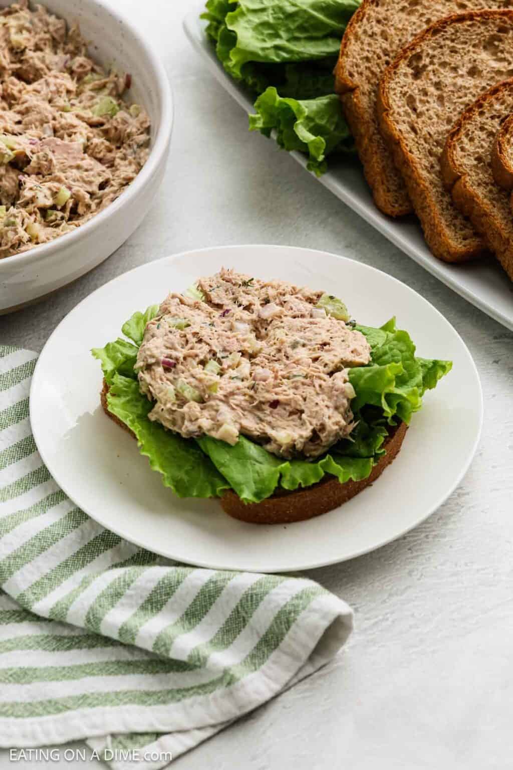 Tuna Salad Recipe: Quick and Easy Meal Idea - Eating on a Dime