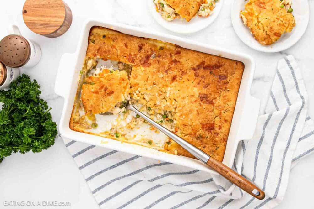 Chicken Cobbler: Easy Comfort Food Recipe - Eating on a Dime