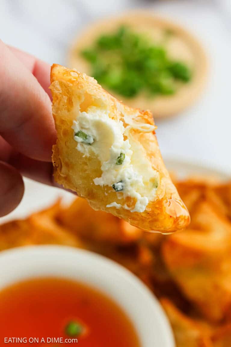 Cream Cheese Wontons: The Perfect Appetizer - Eating on a Dime