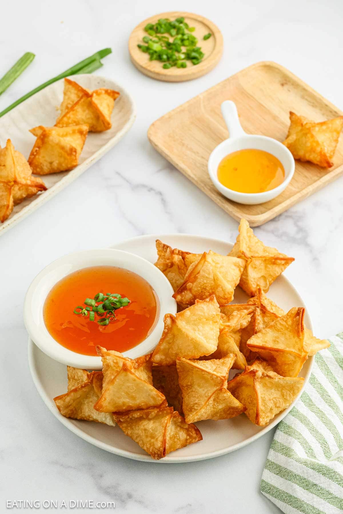 Cream Cheese Wontons: The Perfect Appetizer - Eating on a Dime