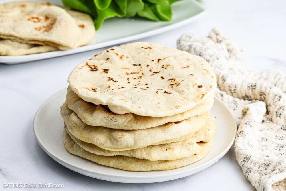 Homemade Pita Bread: Simple Ingredients, Great Taste - Eating on a Dime