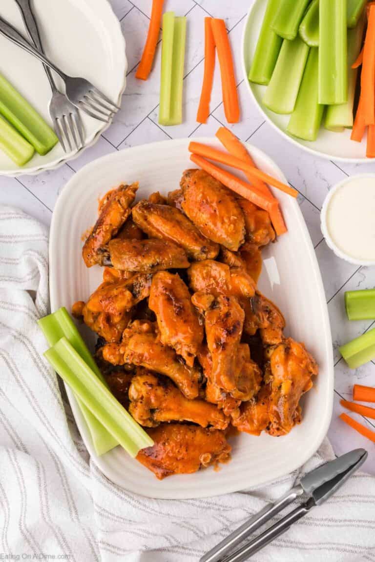 Baked Chicken Wings: The Perfect Appetizer Recipe - Eating on a Dime