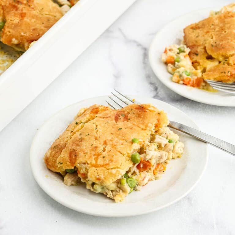 Chicken Cobbler: Easy Comfort Food Recipe - Eating on a Dime