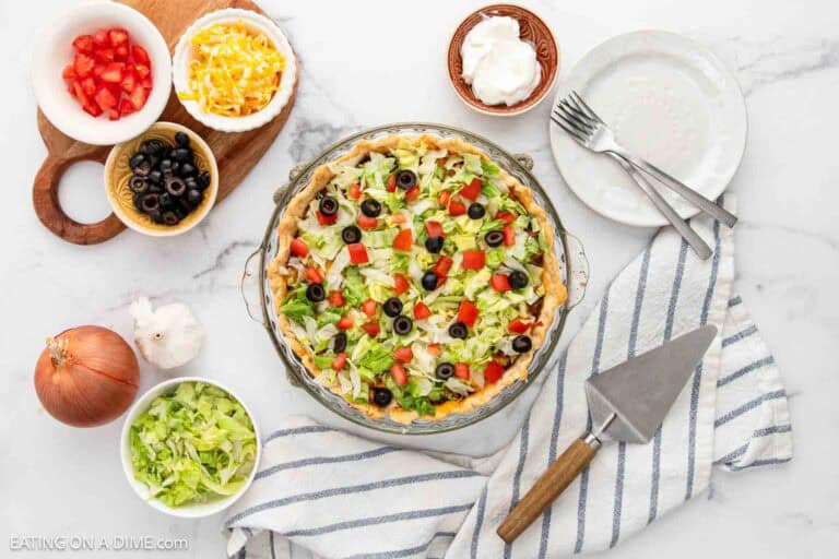Taco Pie: Quick and Tasty Weeknight Meal - Eating on a Dime
