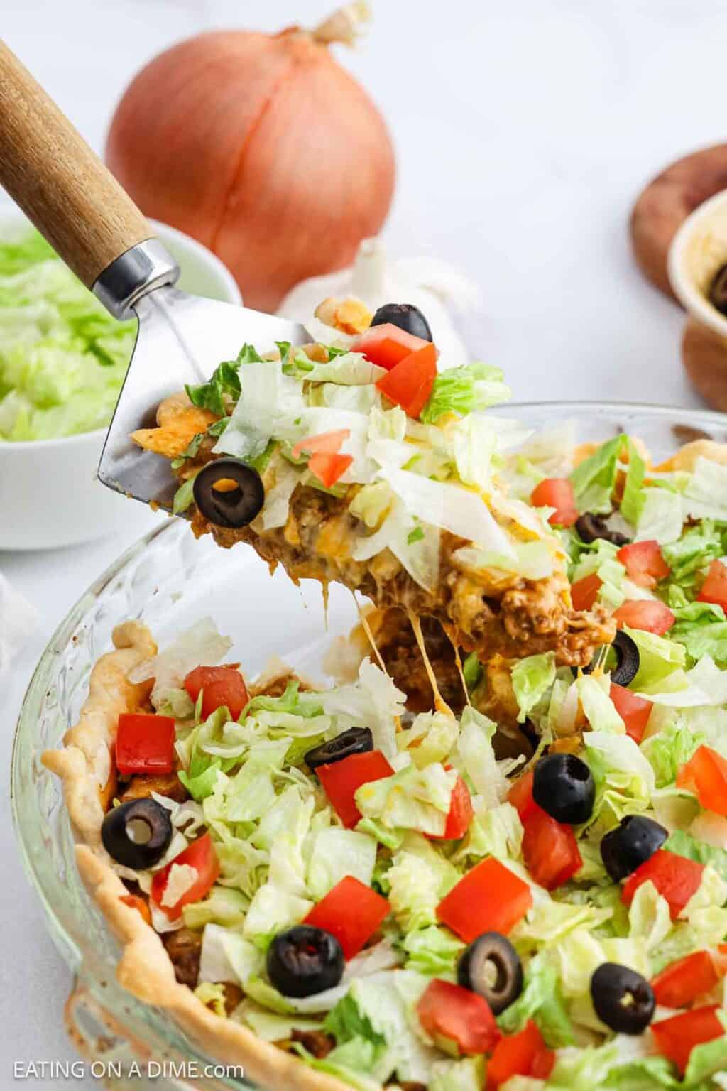 Taco Pie: Quick and Tasty Weeknight Meal - Eating on a Dime