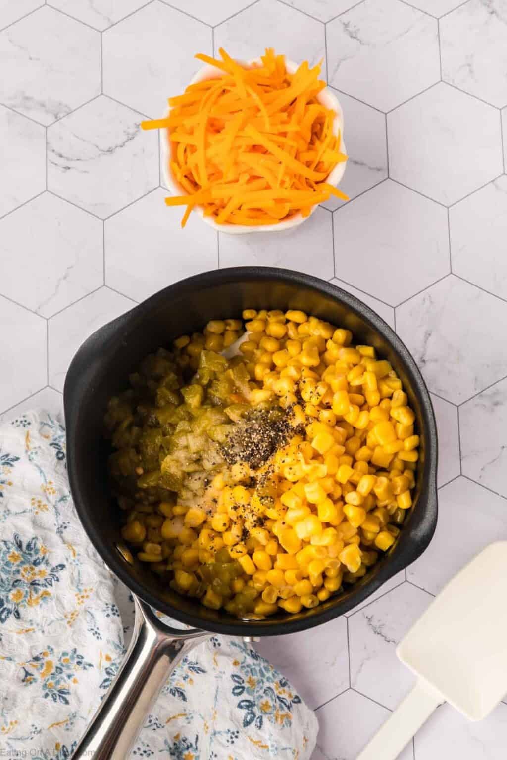 Cheesy Corn Recipe for a Comforting Side Dish - Eating on a Dime