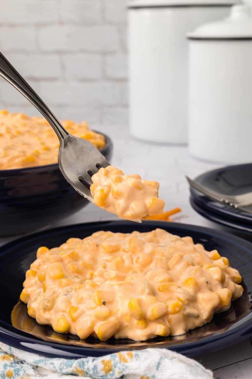 Cheesy Corn Recipe for a Comforting Side Dish - Eating on a Dime