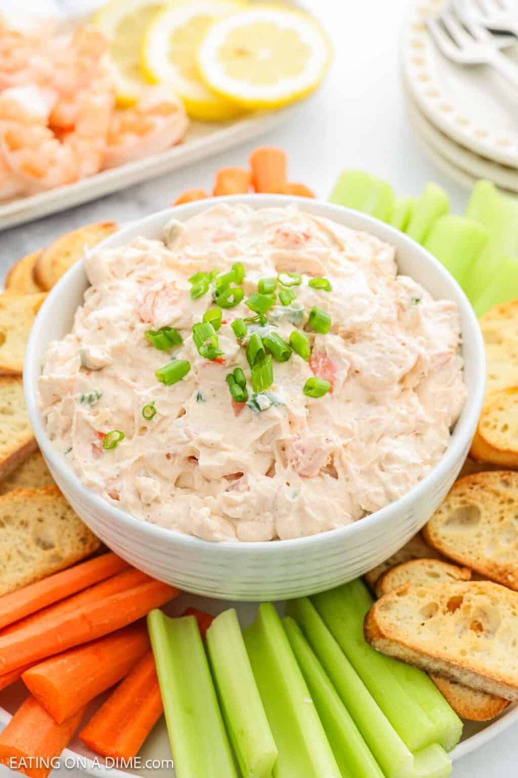 Shrimp Dip: Perfect for Celebrations and Gatherings - Eating on a Dime