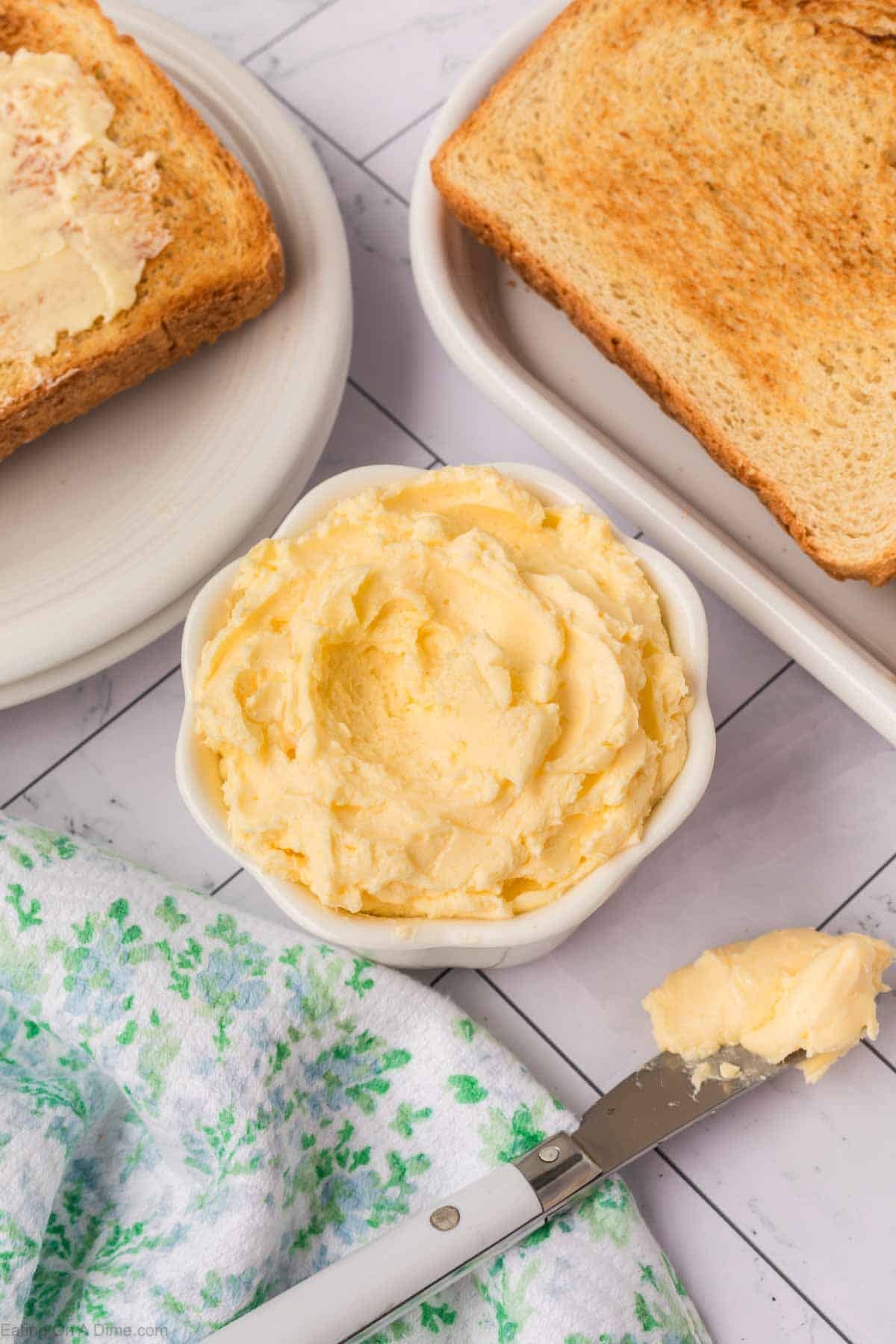 Whipped Butter: Light, Fluffy, and Delicious - Eating on a Dime