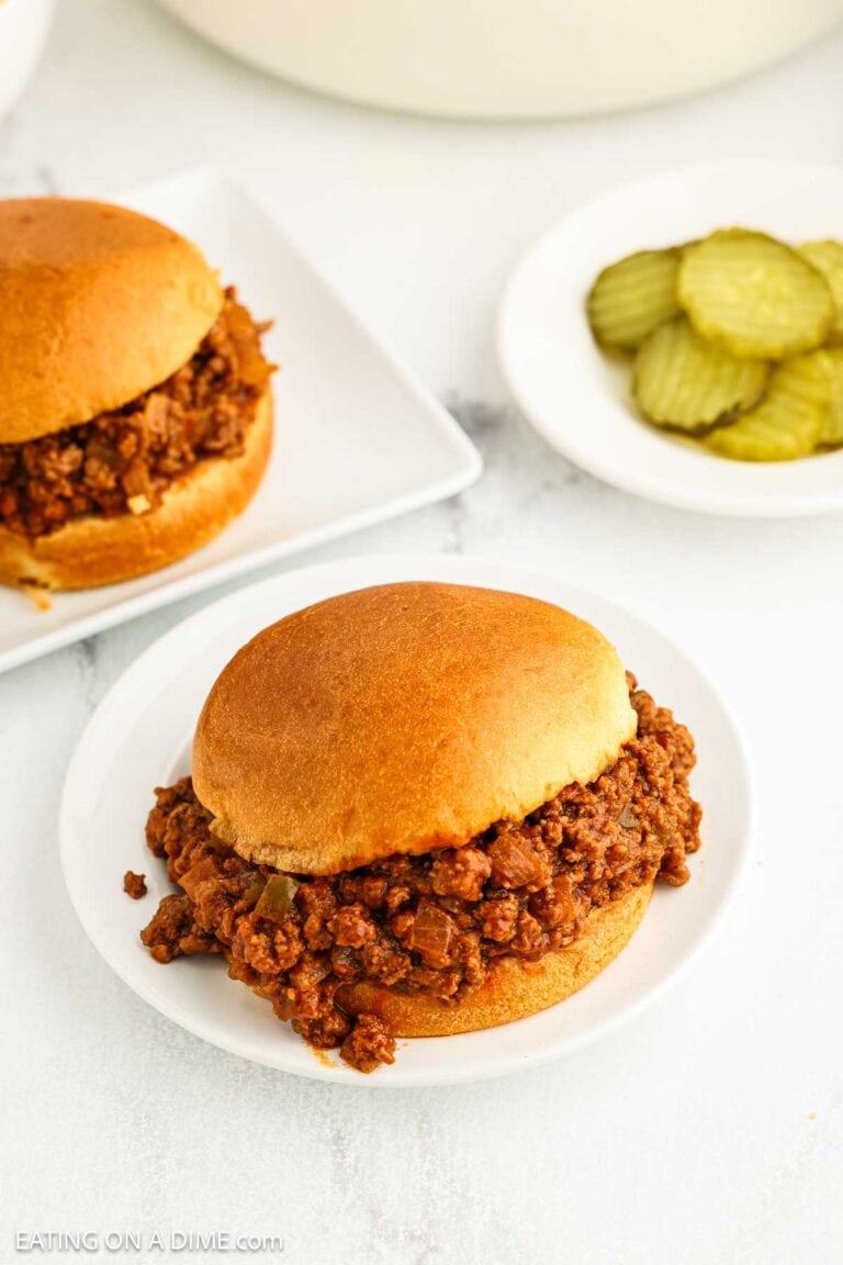 Manwich Sloppy Joes: Quick and Easy Dinner - Eating on a Dime