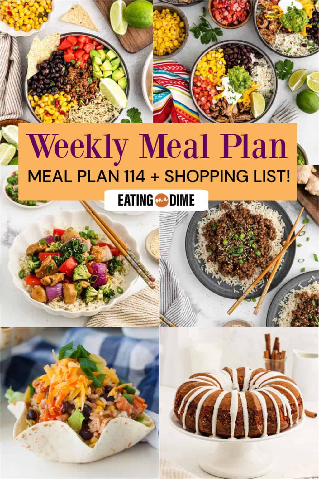 One Bowl Meal Plan: Family-Friendly Weeknight Meals - Eating on a Dime